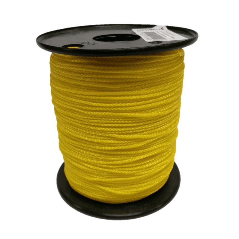 Touw geel 200cm / dikte 1,5mm | TOP kwaliteit INFRA-TOOLS.NL