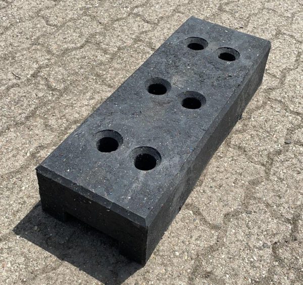 Bouwhekvoet 25kg | Gerecycled kunststof INFRA-TOOLS.NL